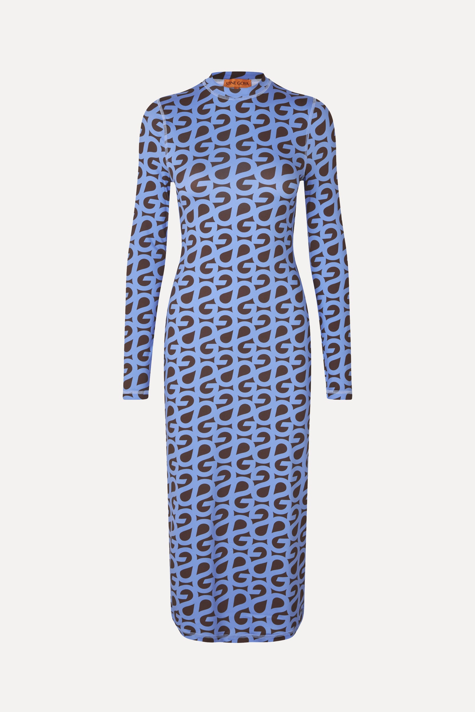 Pullover Long Sleeve Midi Dress - SG Logo - Stine Goya